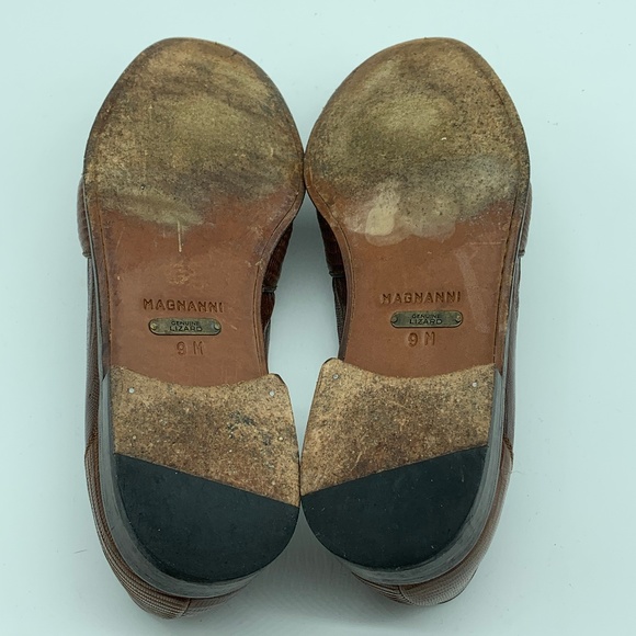 Magnanni | Shoes | Magnanni Genuine Lizard Loafers Light Brown 9m ...